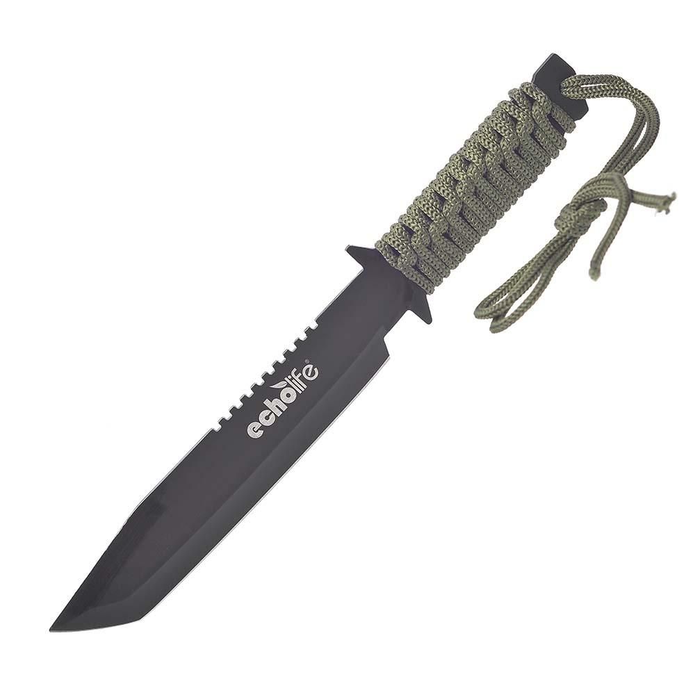 FACA TATICA SEAL EM AÇO INOXIDÁVEL - ECHOLIFE - Echolife